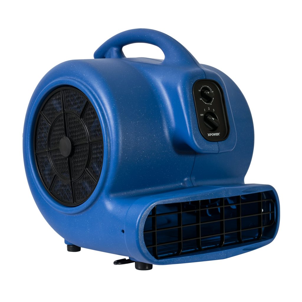 XPOWER X-800TF 3/4 HP 3200 CFM 3 Speed Air Mover, Floor Fan, Dryer ...