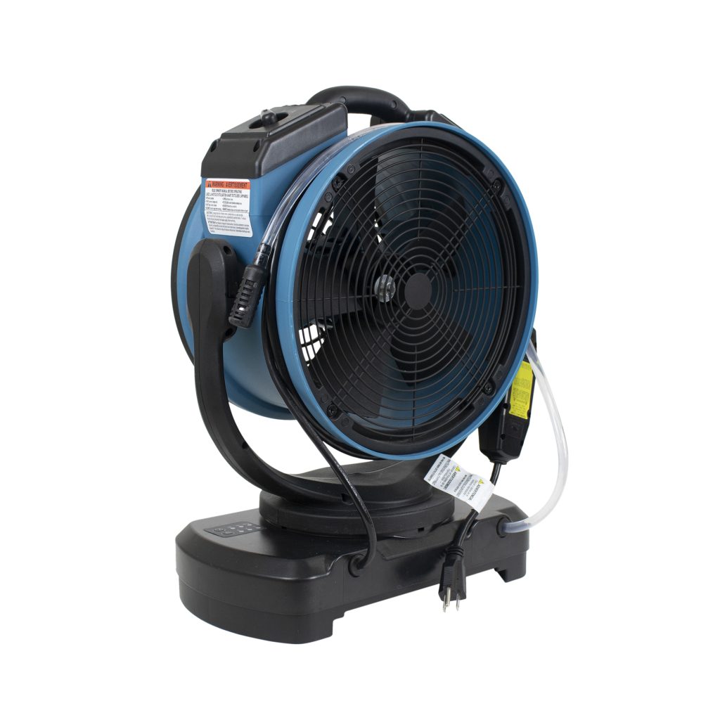 XPOWER FM-68W Multi-purpose Oscillating Misting Fan with Built-In Water ...