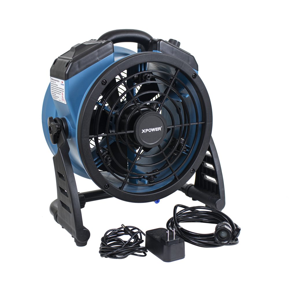 XPOWER FM-65B Multi-purpose Battery Powered Misting Fan and Air ...